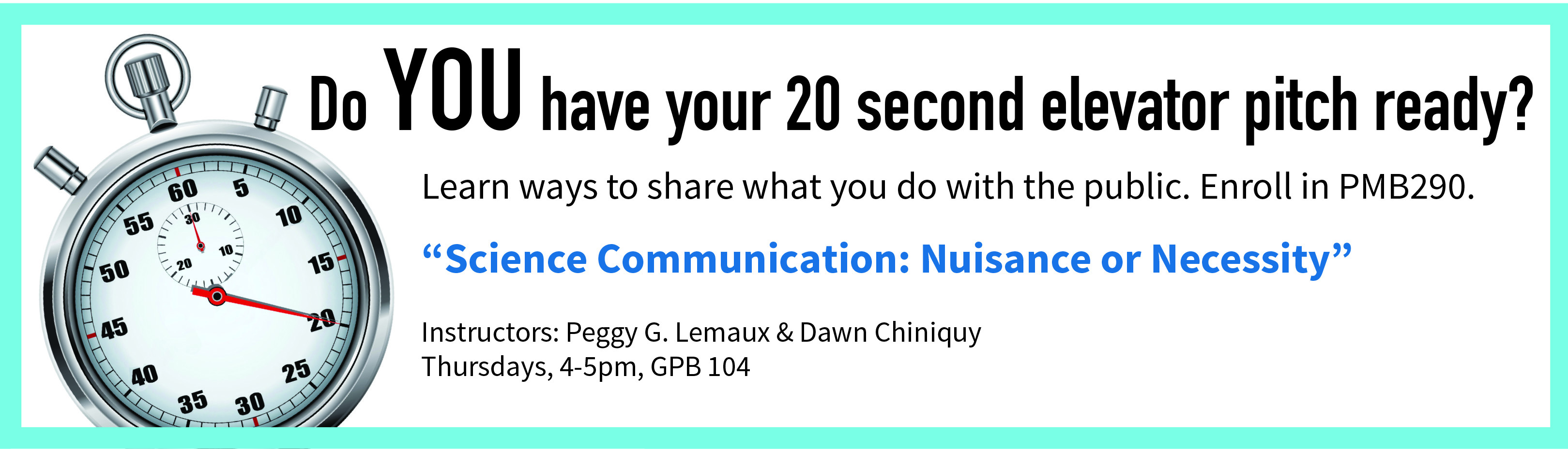 Science Communication Course – CLEAR