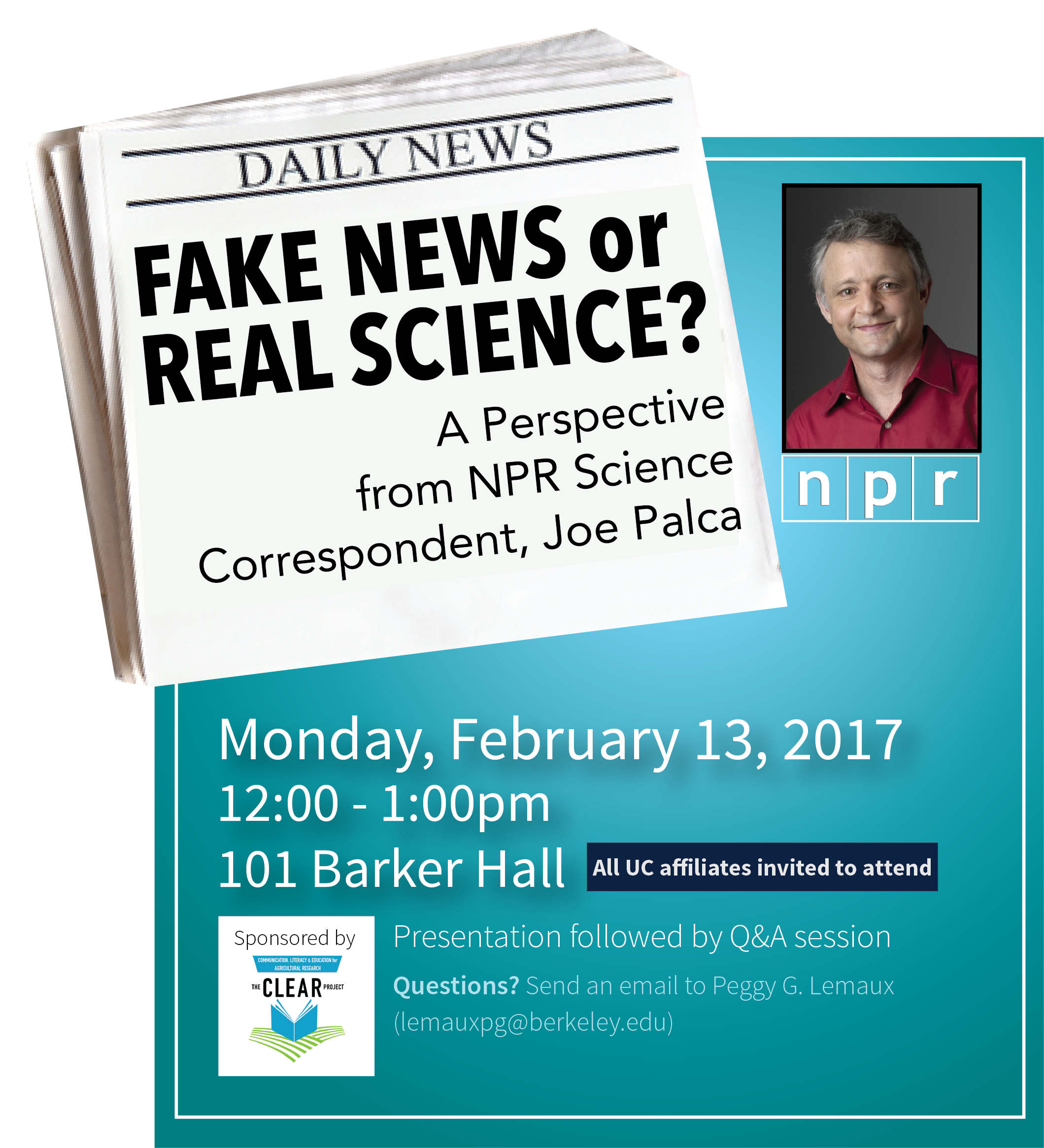 “Fake News or Real Science? A Perspective from NPR Science ...